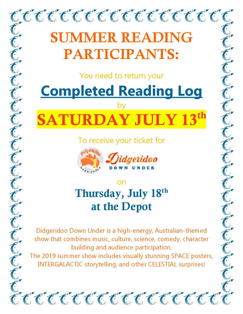 Reading Logs Due