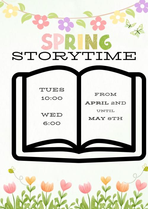 Spring Wednesday Storytime 2024